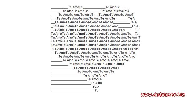 Genera corazón en ascii con tu nombre » Dedica.me